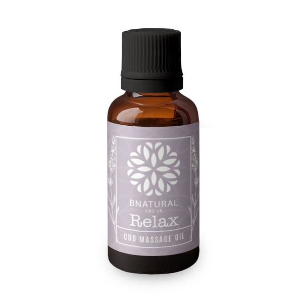 Bnatural Relax CBD Massage Oil (300mg) - CBDgo UK